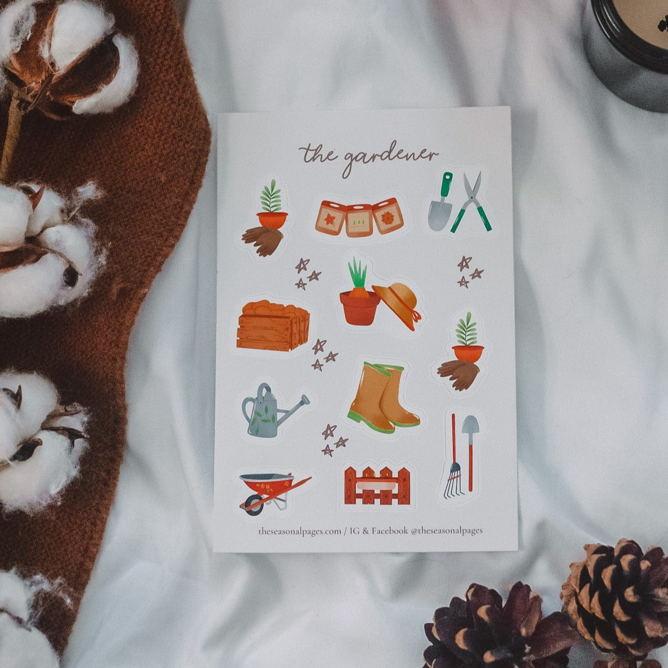 The Gardener Sticker Sheet – The Seasonal Pages