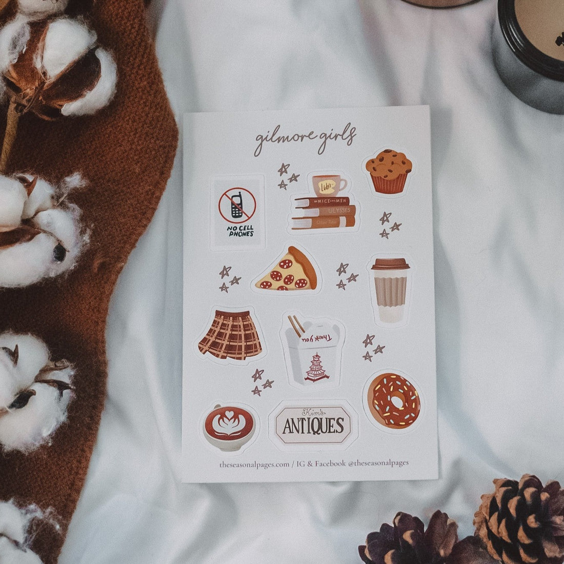 Gilmore Girls Sticker Sheet – The Seasonal Pages