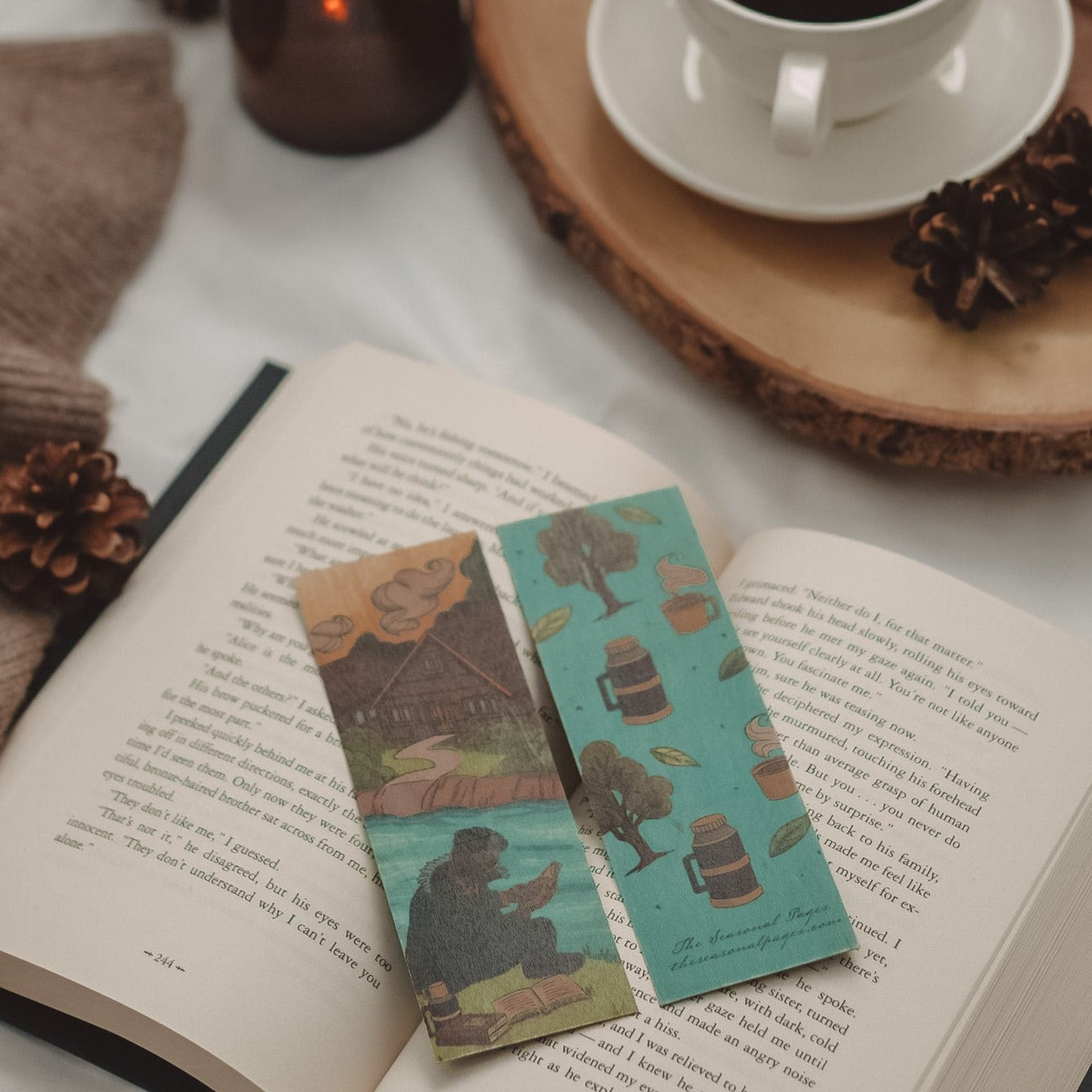 The Cabin Reading Woodmark – The Seasonal Pages