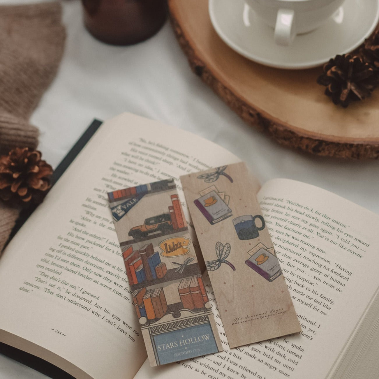 The Seconds Gilmore Girl Bookshelf Woodmark – The Seasonal Pages