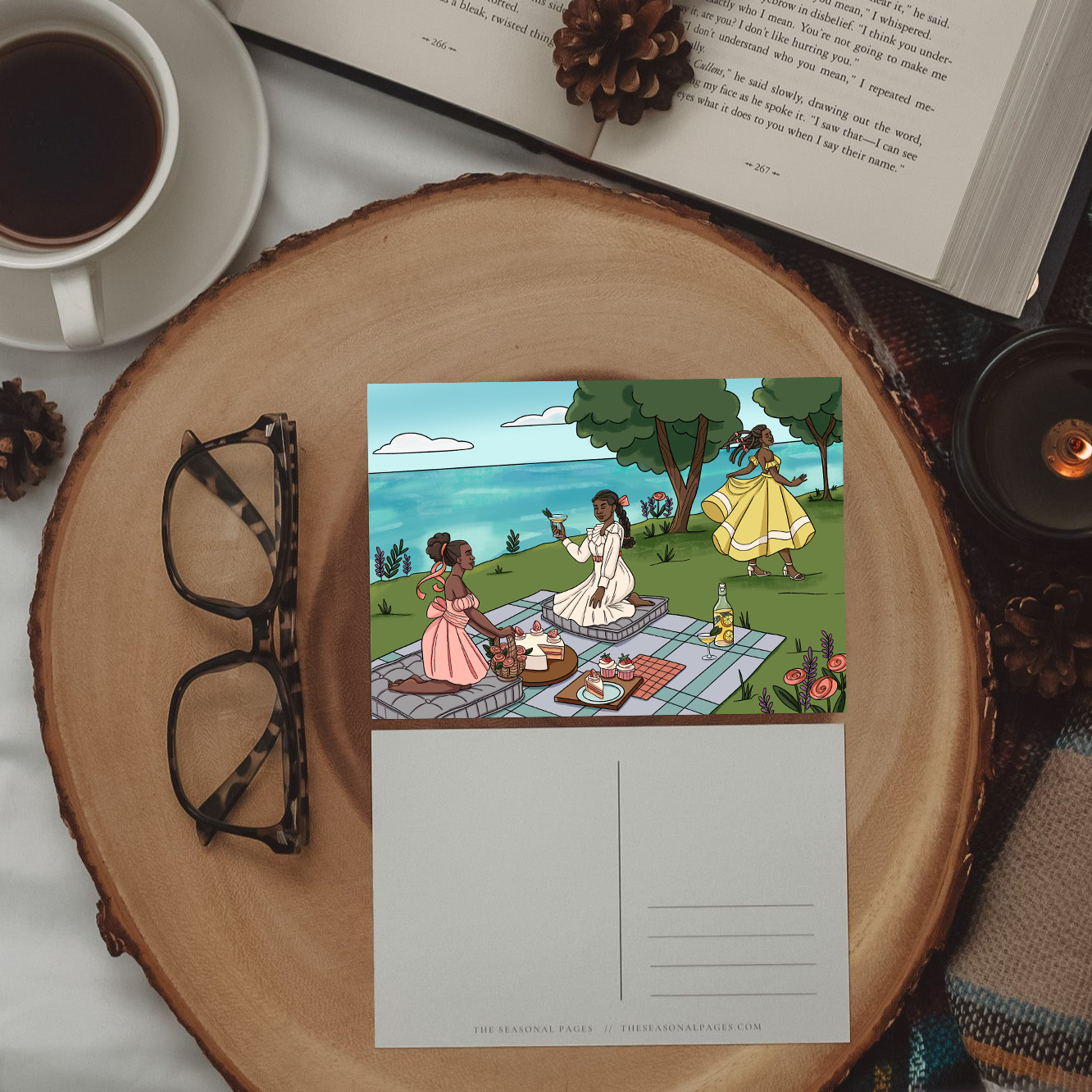 The Cottagecore Picnic Postcard Pack – The Seasonal Pages