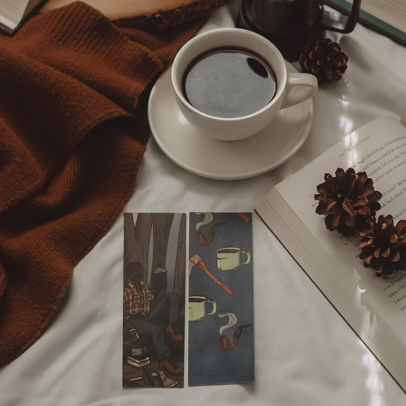 Soren & His Forest Reading Woodmark – The Seasonal Pages