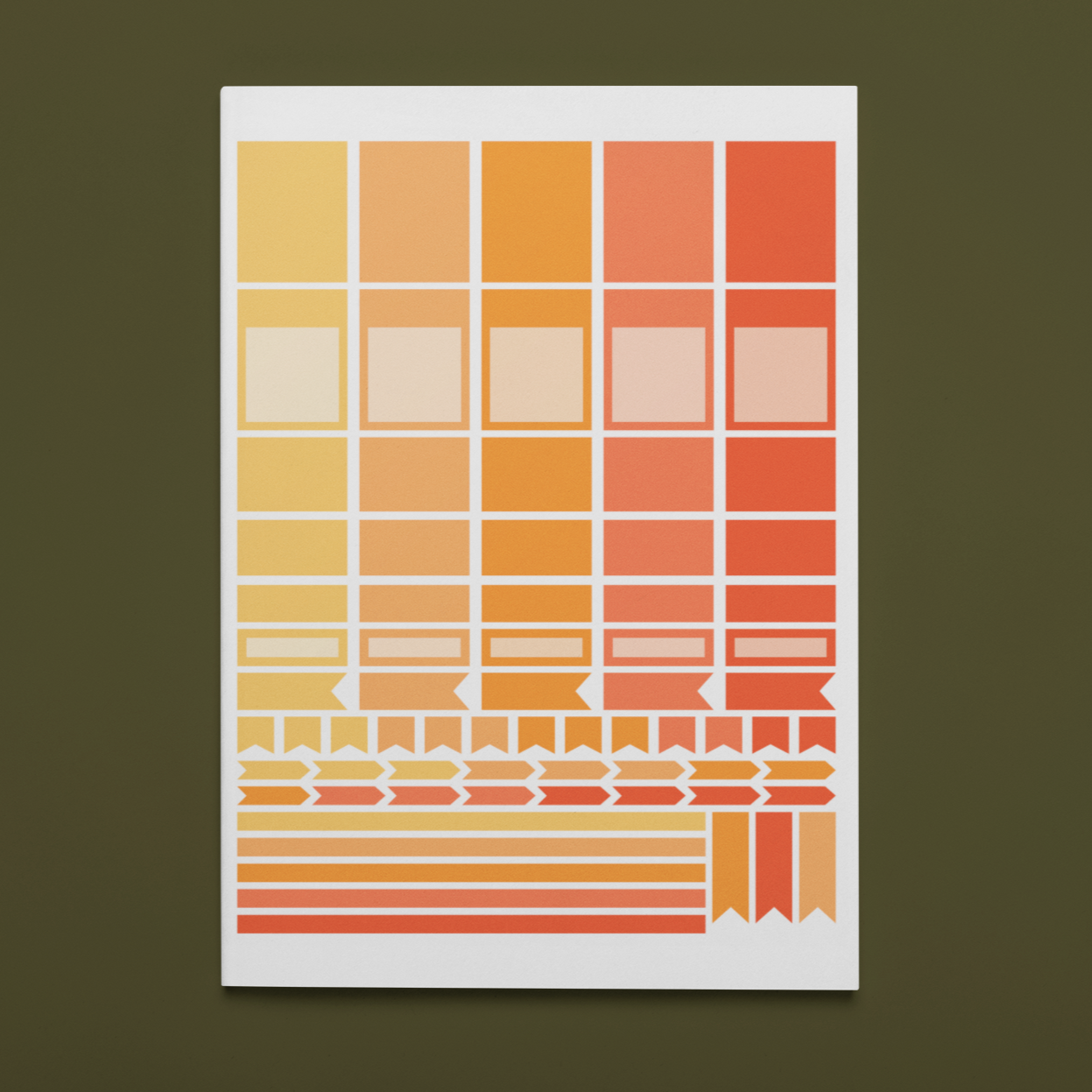 Printable Orange Planner Sticker Set – The Seasonal Pages